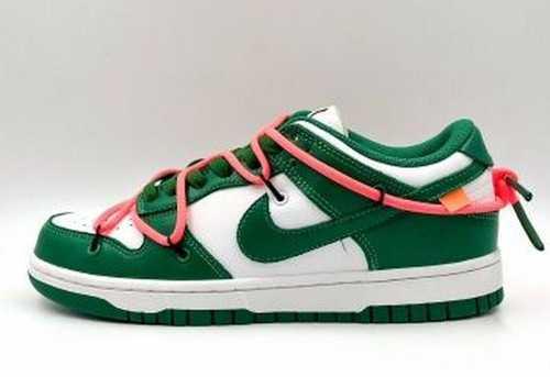 Nike Dunk Low x Off White Pine Green