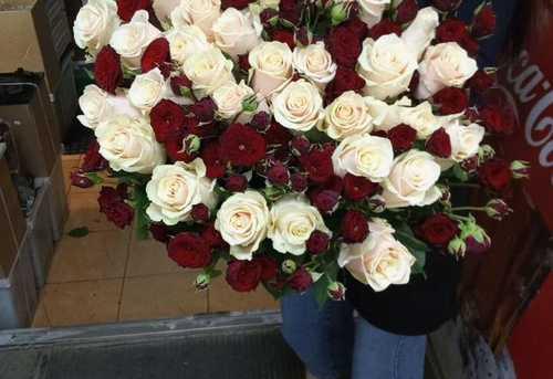 51 Роза 60 см, цветы оптом и в розницу