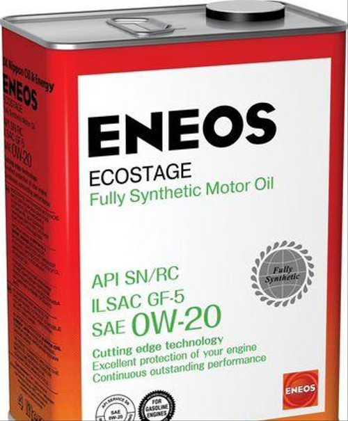 Моторное масло Eneos 0W-20