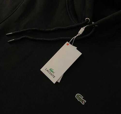 Толстовка Lacoste мужская черная люкс
