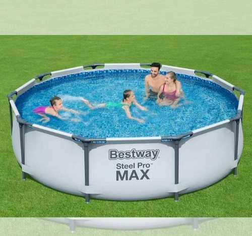 Каркасный бассейн bestway steel pro max 305x76см