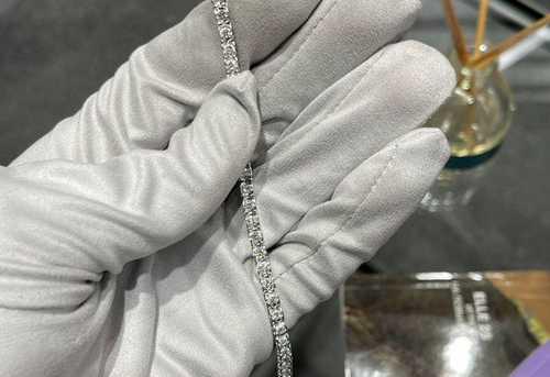 Теннисный браслет Cartier с бриллиантами 0,869ct