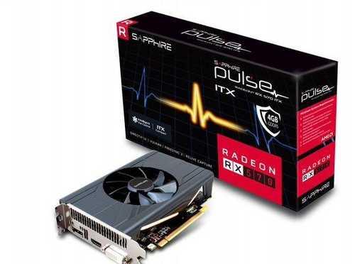 Видеокарта pulse RX 570 ITX 4G G5