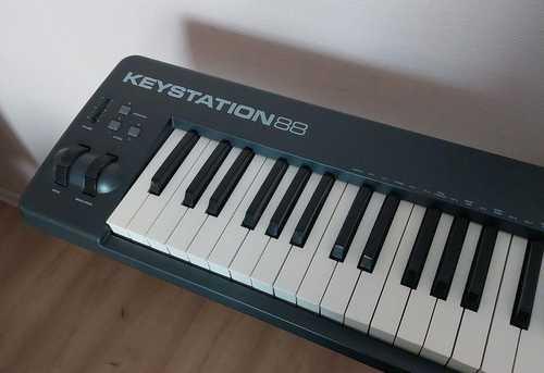 Midi клавиатура keystation 88 + стойка + педаль