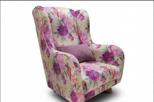 Кресло каминное с цветами