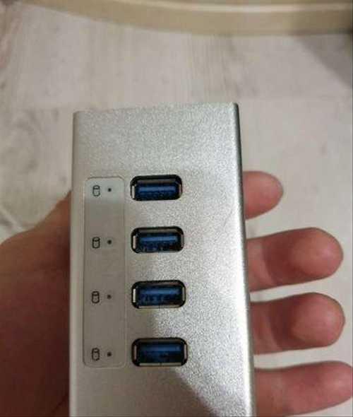 Разветвитель USB Orico A3H4 Silver