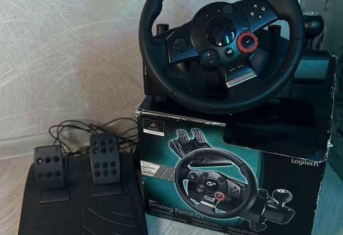 Игровой руль logitech driving force gt