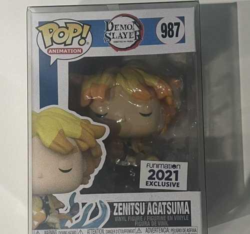 Funko pop Zenitsu Agatsuma 987