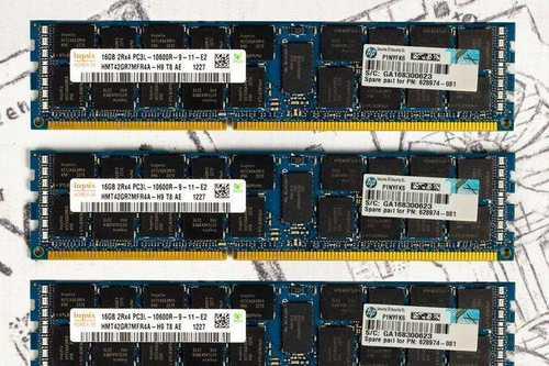 Оперативная память rdimm DDR3 Hynix 16Gb 1333Mhz