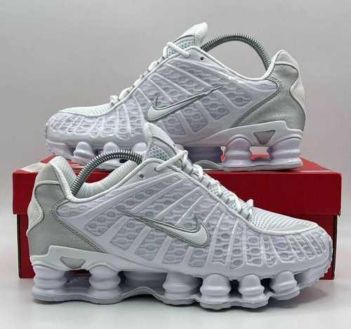 Кроссовки Nike Shox TL белые
