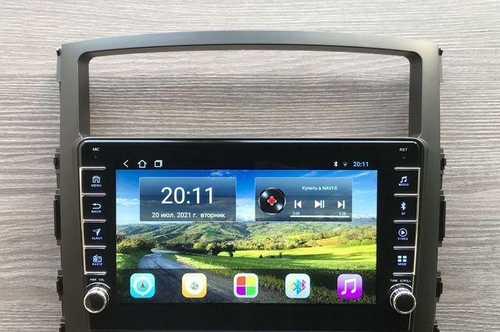 Магнитола Mitsubishi Pajero 4 + физические кнопки