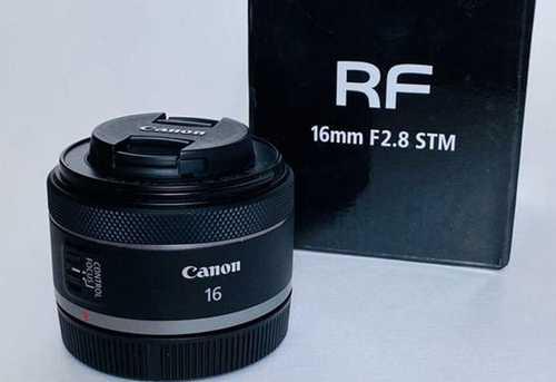 Обьектив Canon RF 16mm 2.8 STM