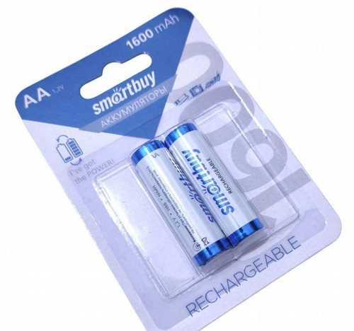 Батарейки аккумуляторные AA Smartbuy 1600mAh