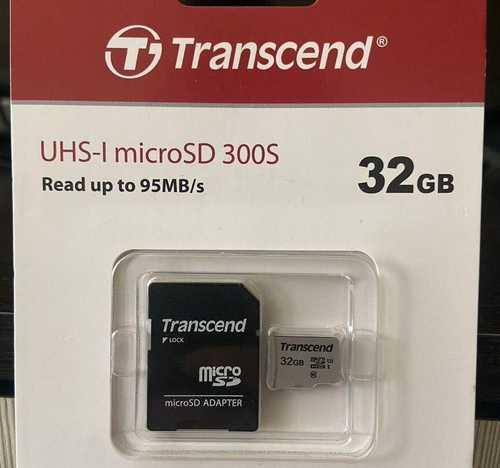 Карта памяти transcend 32gb