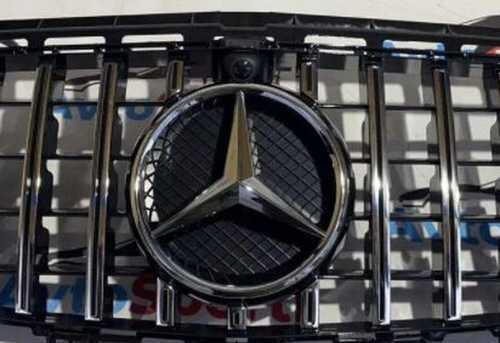 Решетка радиатора Mercedes e w213 AMG GT хром