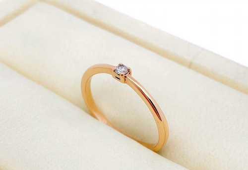 Золотое кольцо с камнем 585пр. размер: 16,1