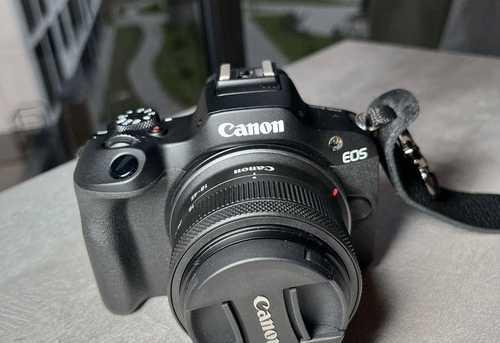 Продам беззеркальный Canon r100 rf-s 18-45 stm