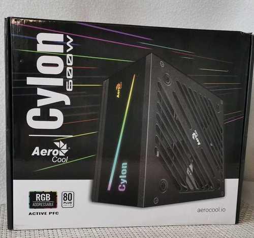 Блок питания aerocool cylon 600w