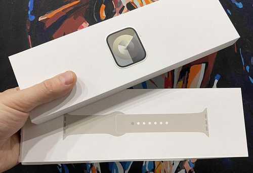 Apple watch 9 41mm Starlight S/M