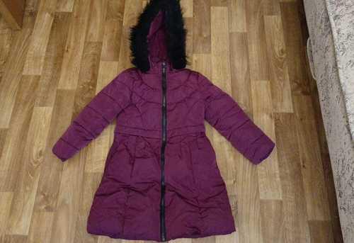 Зимнее пальто для девочки 128 Futurino