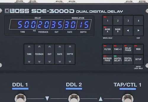 Boss SDE-3000D Двойная цифровая педаль задержки