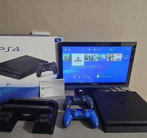 Sony playstation 4 slim 1tb   400 игр