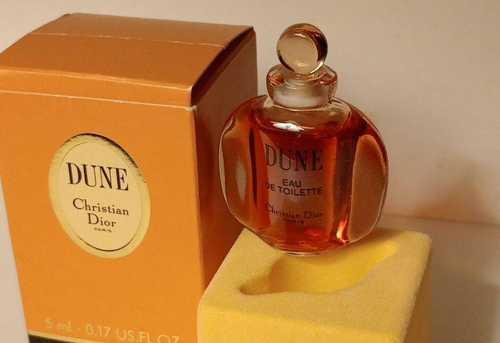 Christian Dior Dune, EDT, 5 ml, оригинал, винтаж