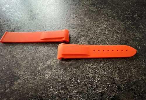 Ремешок на часы Omega 19мм Оранжевый
