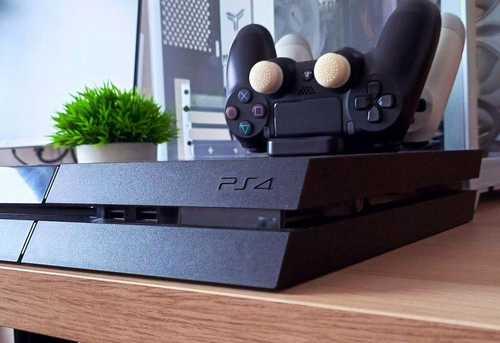 Sony playstation 4 + джойстик и игры