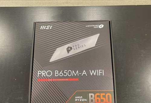 Материнская плата MSI PRO B650M-A Wi-Fi