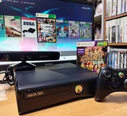 Xbox 360S 250Gb FreeBoot Джой Kinect 41 Игра