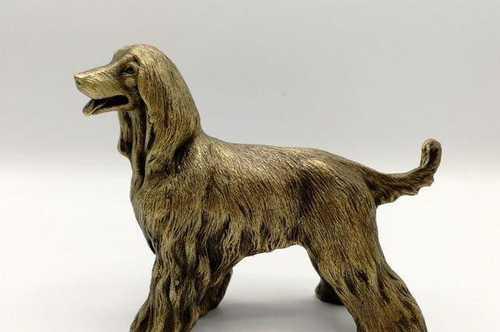 Статуэтка Афганская борзая Собака бронза