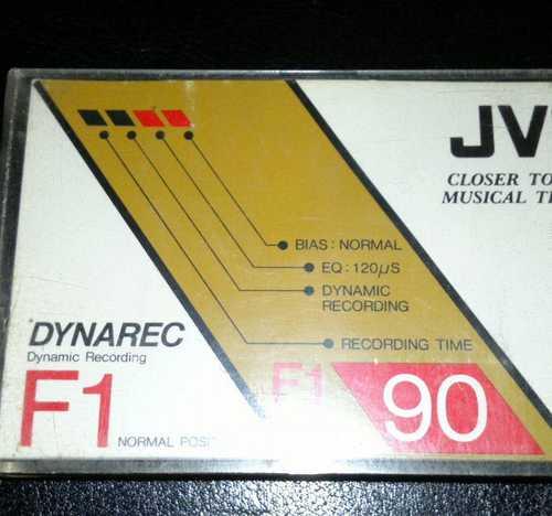 Аудиокассета JVC dunarek F1 "Горчичник"