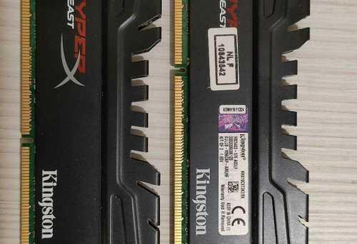 Оперативная память ddr3 2х4 gb kingston 1600