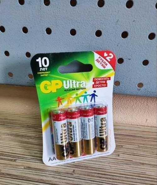Батарея AA GP Ultra Alkaline 15auglnew LR6 (промо: