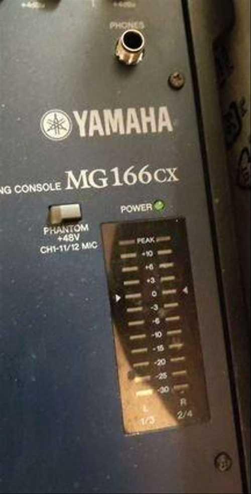 Микшер Yamaha mg 166 cx
