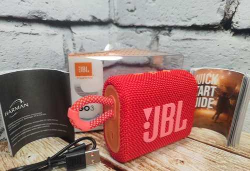 Колонка JBL GO 3 красная