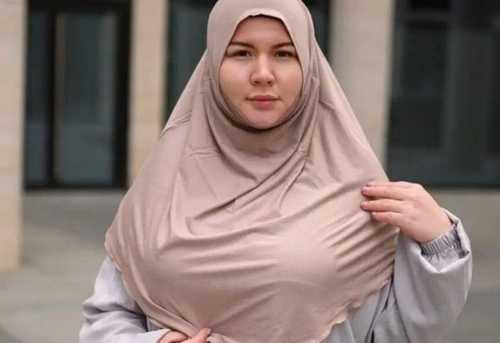 Готовый хиджаб химар головной убор мусульманский