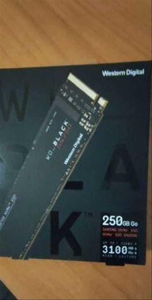 Sad WD black 250GB новый