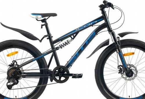 Велосипед sitis icon 24" (2023) Black-Blue Vor370