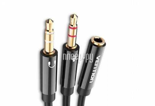 Vention Jack 3.5mm/F - 2xJack 3.5mm/M 30cm bhdby