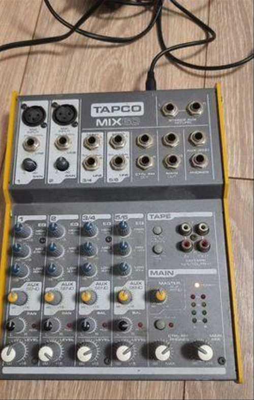 Микшерный пульт tapco mix 60