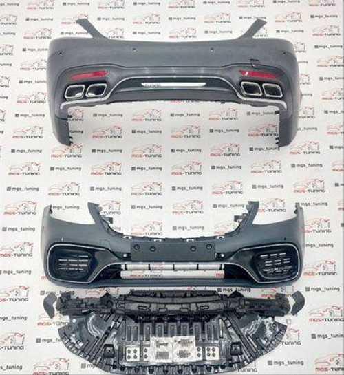 Обвес S63 AMG рестайлинг Mercedes S-class W222 амг