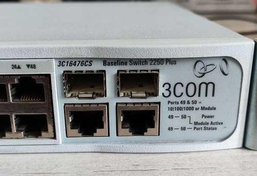 Маршрутизатор 3com baseline switch 2250 plus