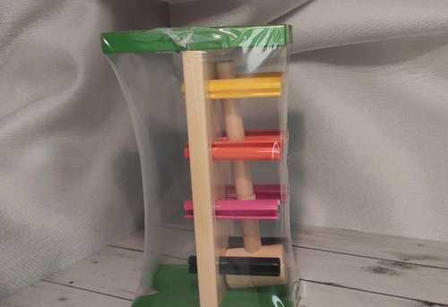 IKEA mula деревянные игрушки. Блок с колышками