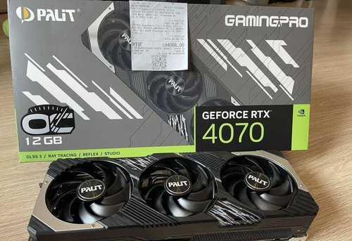 Видеокарта Rtx 4070 GamingPro 12gb.Чек,Гарантия