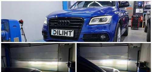 Bi-led линзы diliht parrot Audi Q5