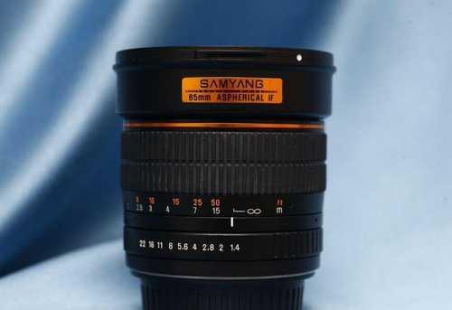Для Canon EF Samyang 85mm f/1.4 AS IF
