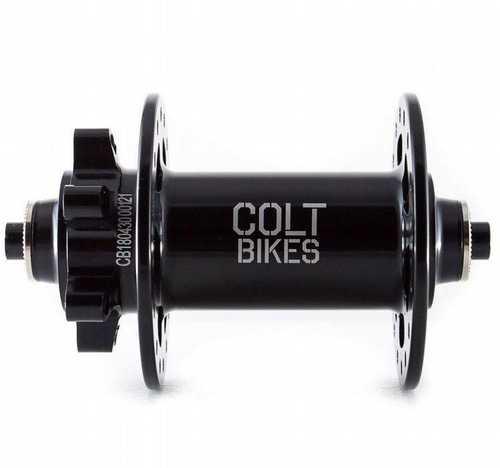 Втулка передняя Colt Bikes.30, 32 отв, 6 болтов, QR, черная