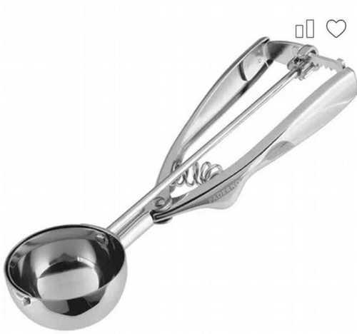 Ложка для мороженого с механизмом сталь нерж. 55 с